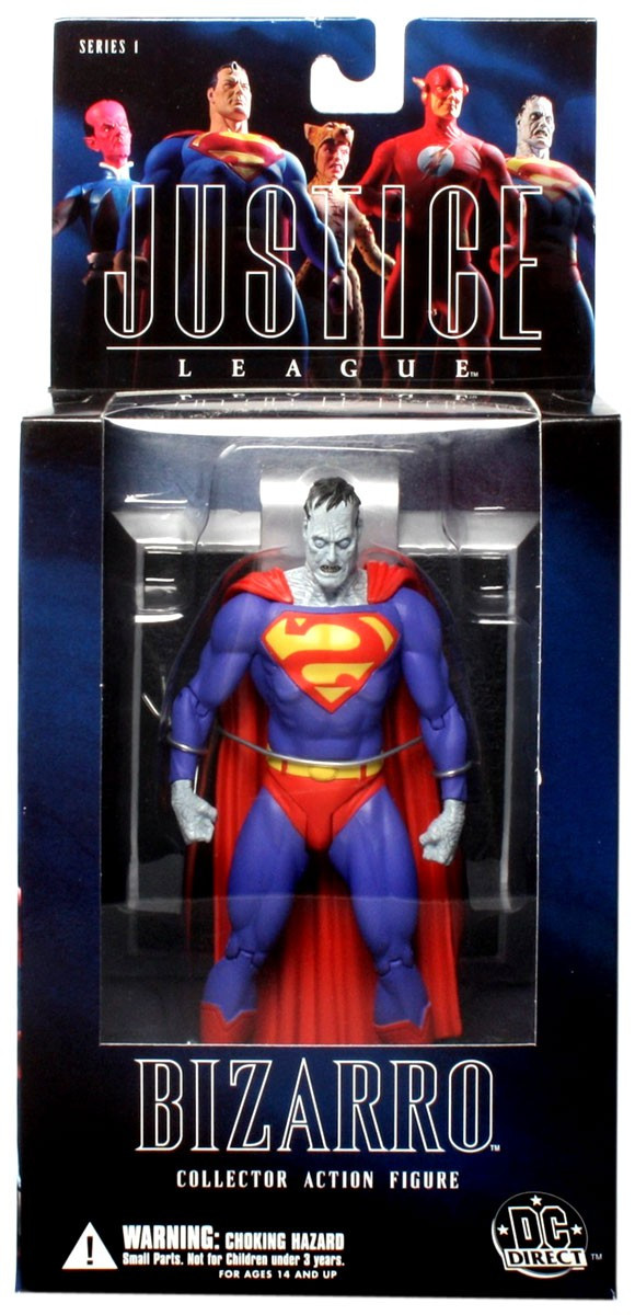 DC Superman Alex Ross Justice League Series 1 Bizarro Action Figure DC ...
