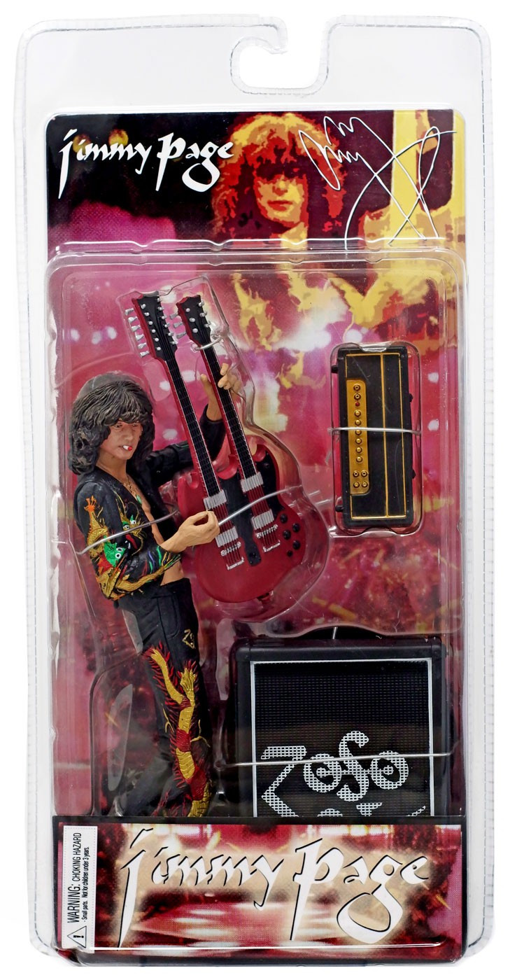 NECA Led Zeppelin Jimmy Page 7 Action Figure - ToyWiz