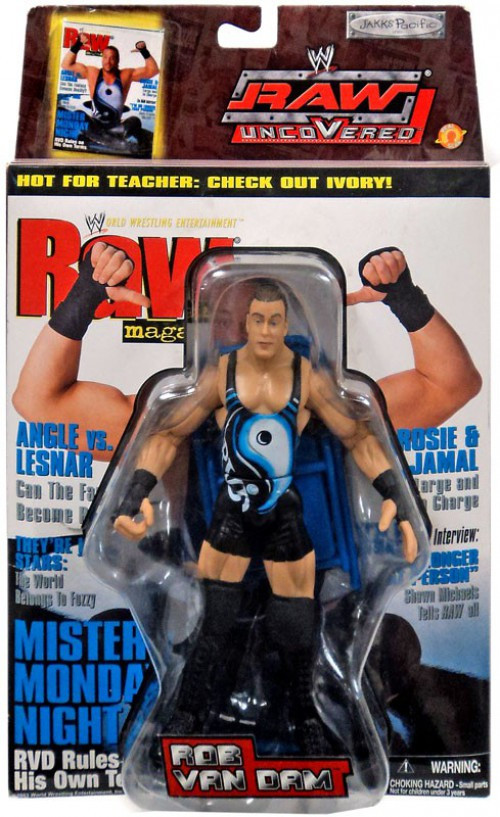 WWE Wrestling Raw Uncovered Series 2 RVD Rob Van Dam Action Figure ...
