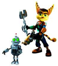 Ratchet and Clank Future Series 1 Ratchet Transforming Clank Action ...