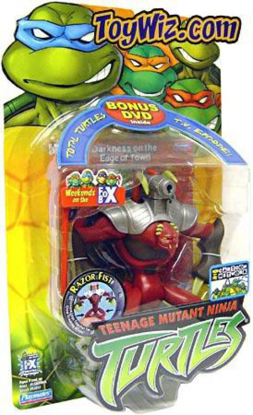 Teenage Mutant Ninja Turtles 2003 Razor Fist 5 Action Figure Bonus DVD ...