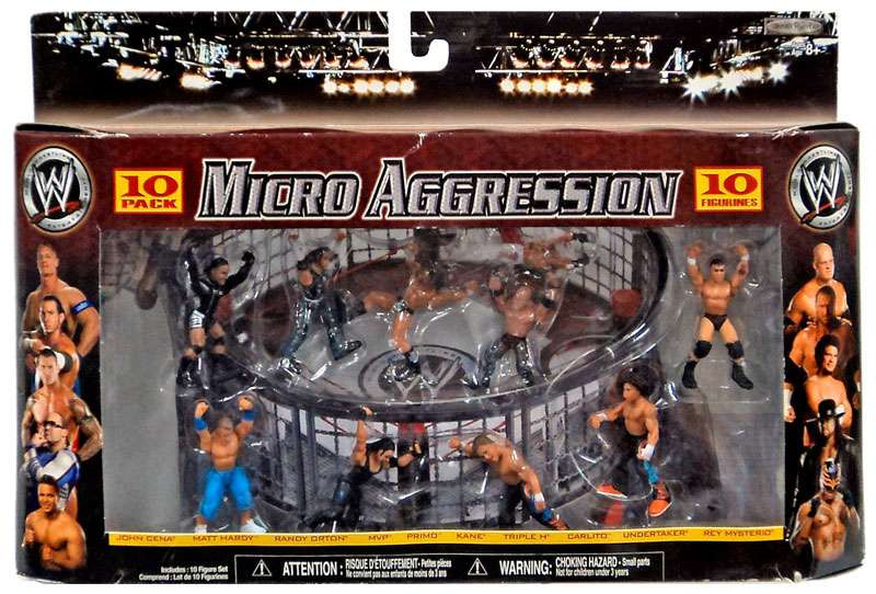 WWE Wrestling Micro Aggression Figure 10-Pack Jakks Pacific - ToyWiz