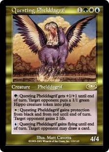 Magic The Gathering Planeshift Single Card Rare Questing Phelddagrif ...