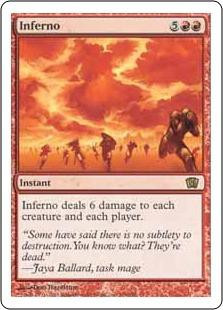 Magic The Gathering 8th Edition Single Card Rare Inferno 196 - ToyWiz