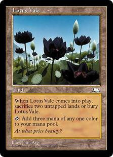 Magic The Gathering Weatherlight Single Card Rare Lotus Vale - ToyWiz