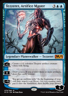 Magic The Gathering 2019 Core Set Single Card Mythic Rare Tezzeret ...