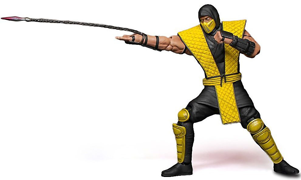 Mortal Kombat Scorpion 7 Action Figure Storm Collectibles - ToyWiz