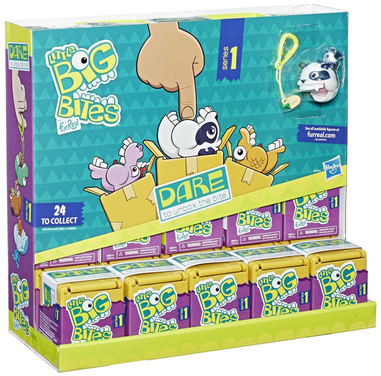 FurReal Little Big Bites Series 1 Mystery Box Wave 1, Yellow, 24 Packs ...
