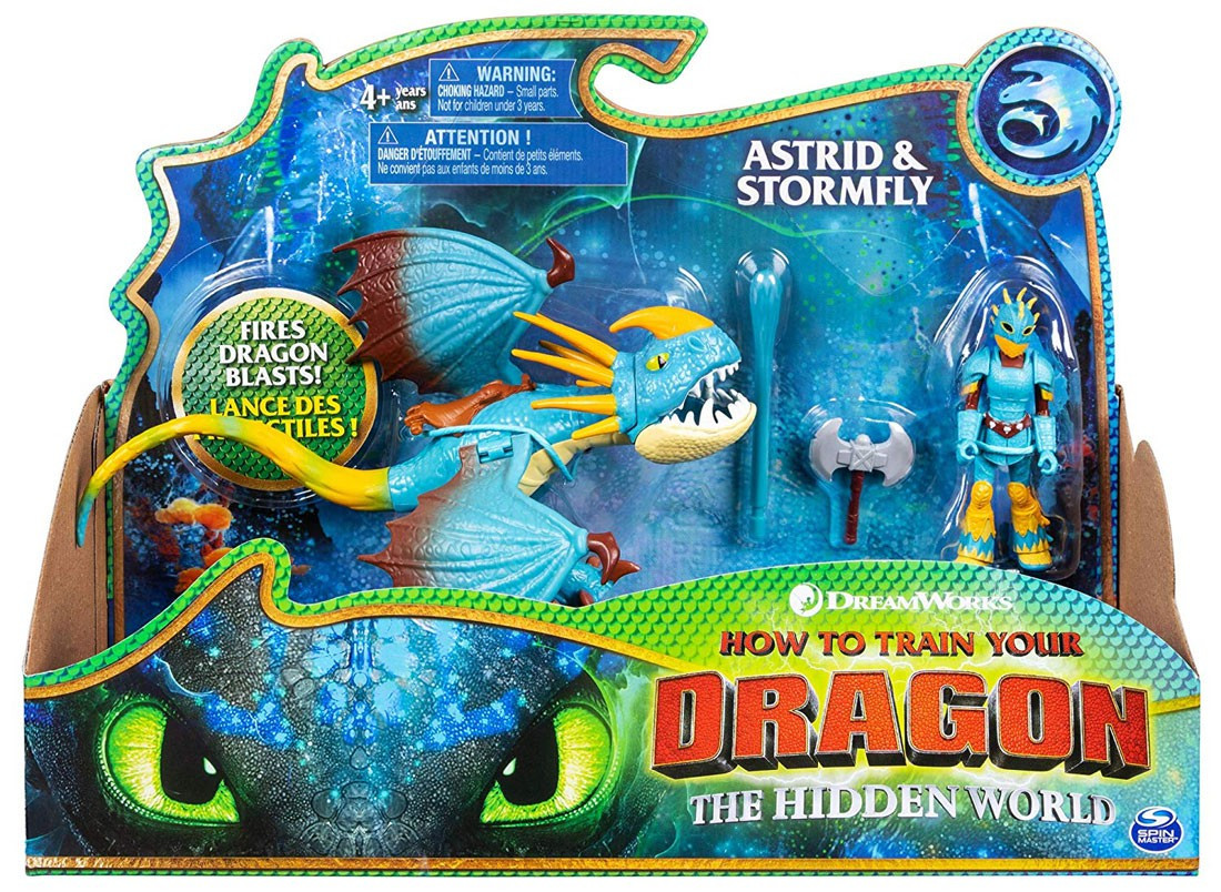 How to Train Your Dragon The Hidden World Astrid Stormfly Action Figure ...