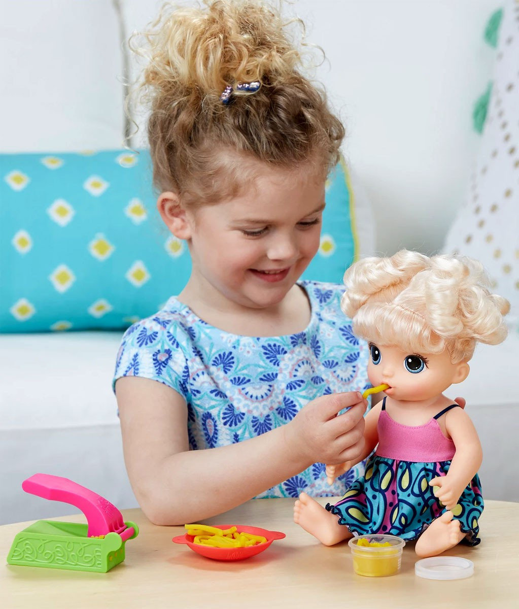Baby Alive Super Snacks Snackin Noodles Baby Doll Hasbro - ToyWiz