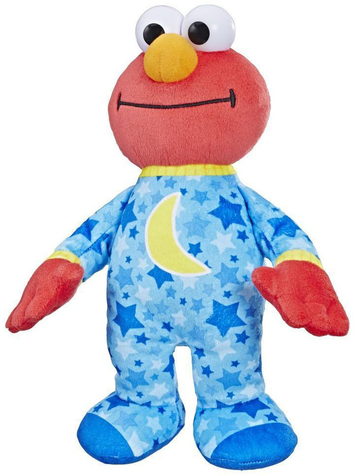 Sesame Street Lullaby Goodnight Elmo Plush with Sound Playskool - ToyWiz