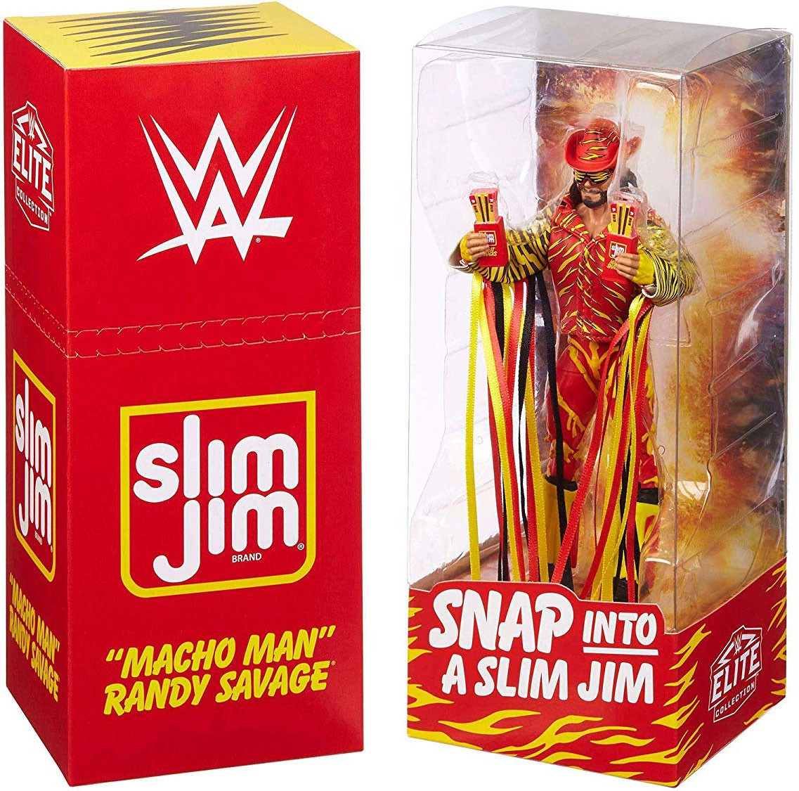 WWE Wrestling Slim Jim Elite Macho Man Randy Savage Exclusive Action ...