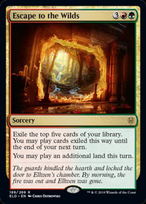 Magic The Gathering Throne of Eldraine Single Card Rare Escape to the ...