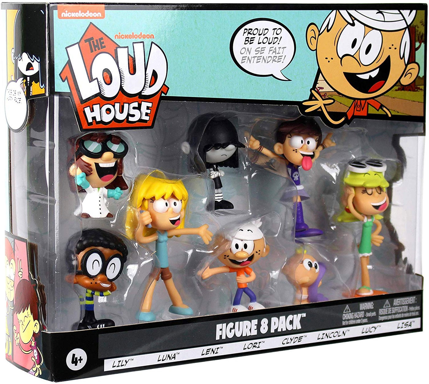 Nickelodeon Loud House Lily, Luna, Leni, Lori, Clyde, Lincoln, Lucy ...