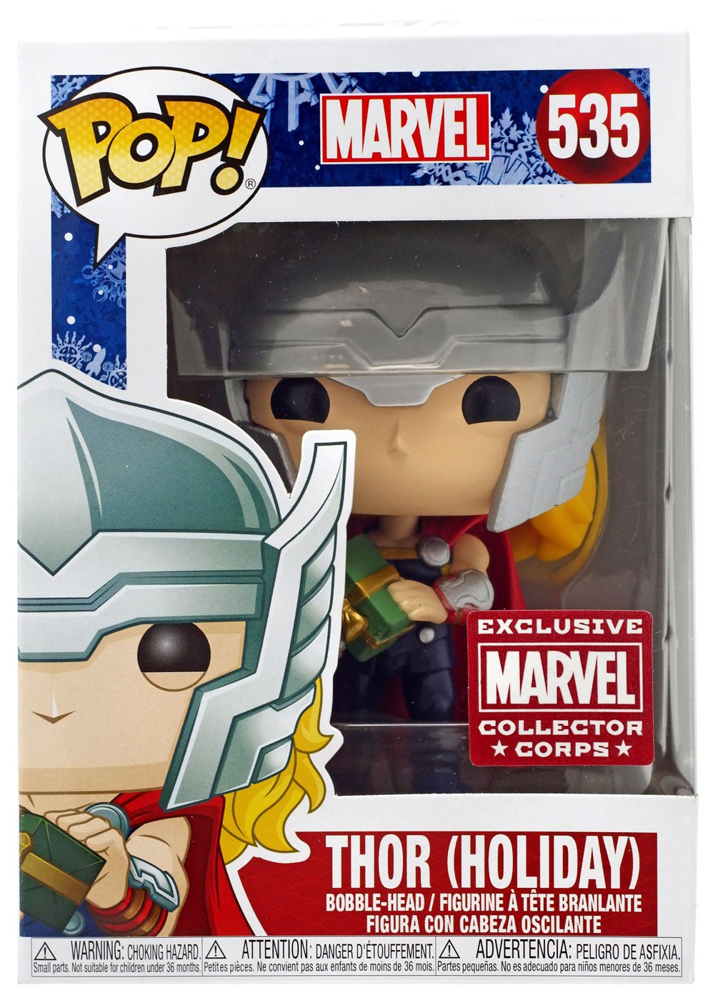 Funko Marvel POP Marvel Thor Exclusive Vinyl Figure 535 Holiday - ToyWiz