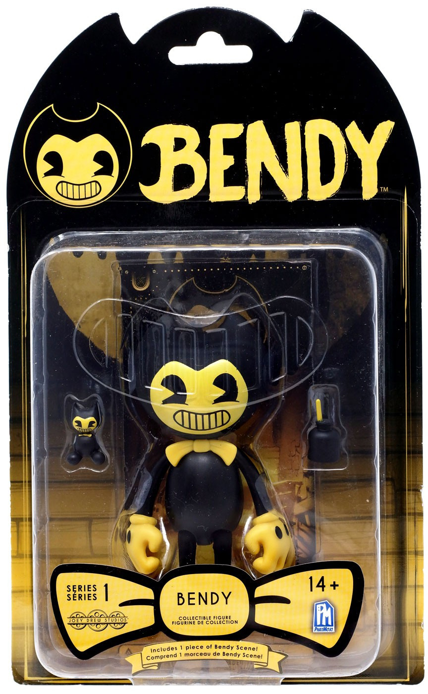 Bendy and the Ink Machine Series 1 Bendy Action Figure Regular, Sepia ...