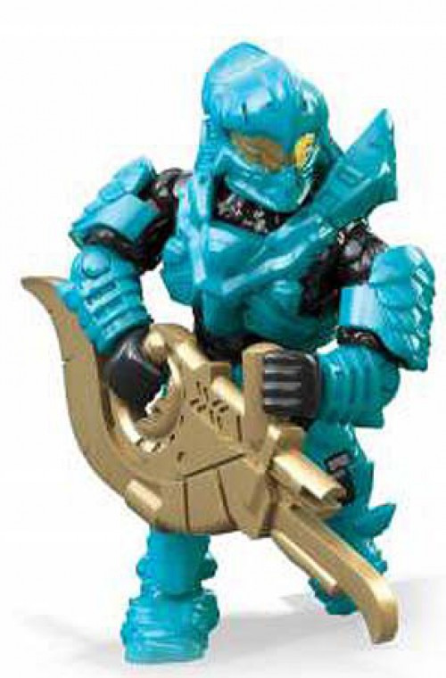 Halo 10th Anniversary Series Cyan Helioskrill Rare Minifigure Loose ...