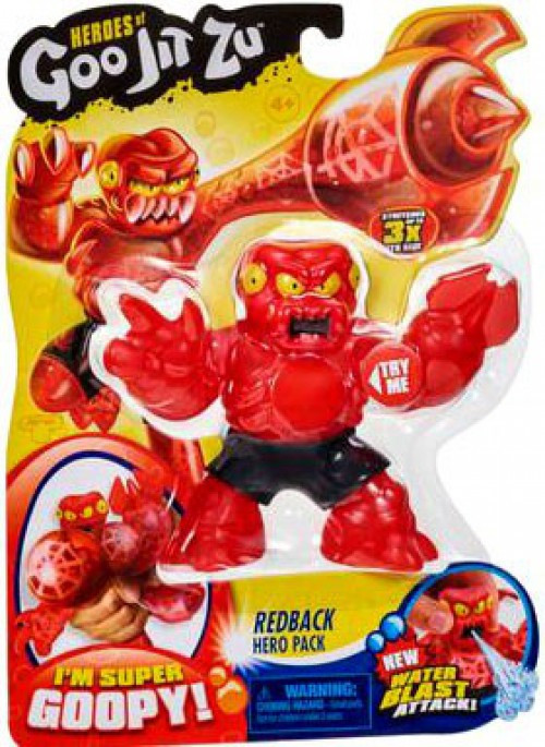 Heroes of Goo Jit Zu Redback Action Figure Spider, Water Blast Moose ...