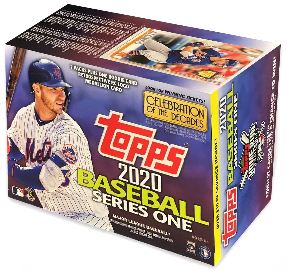 MLB Topps 2020 Series 1 Baseball Exclusive Trading Card BLASTER Box 7 ...