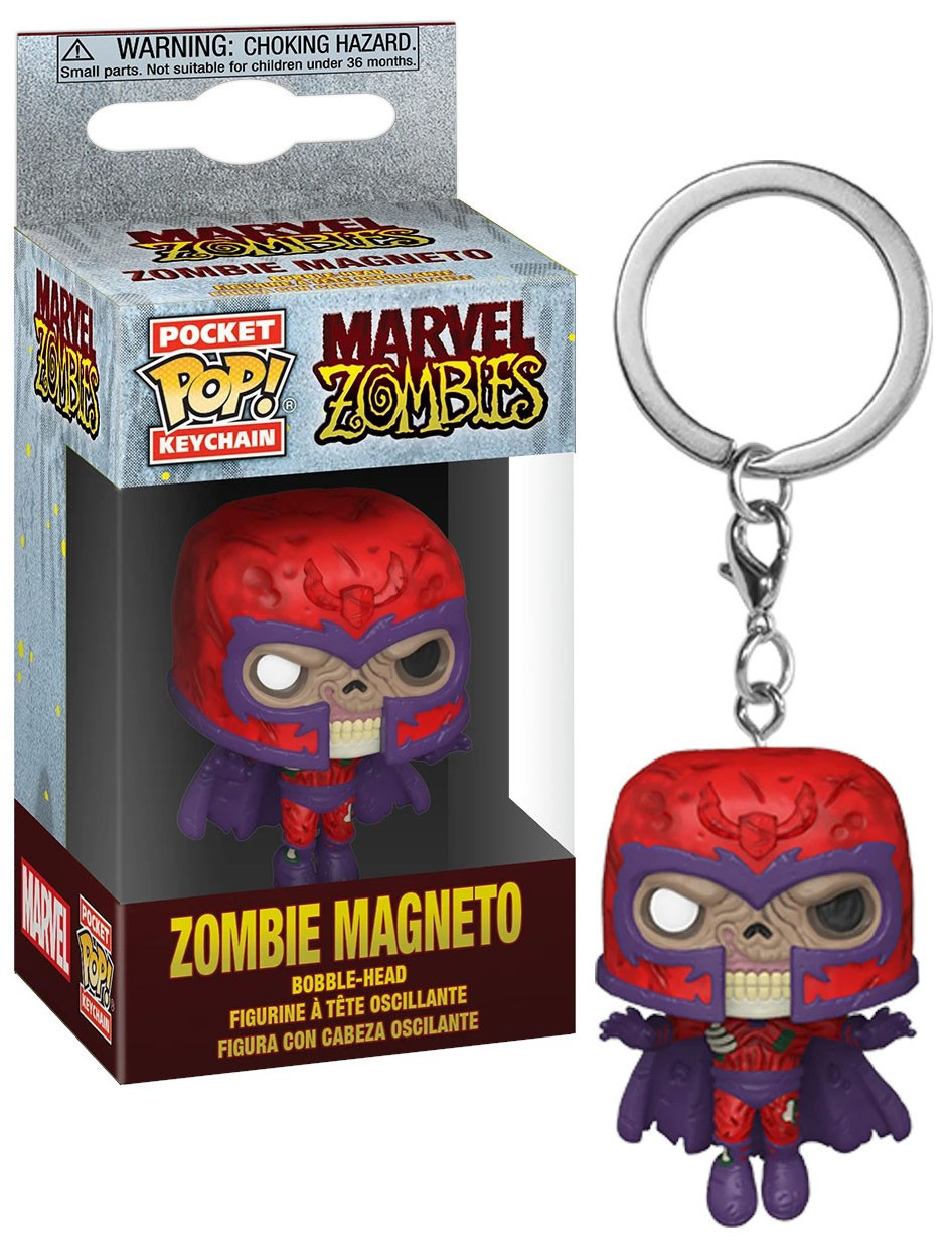 Funko Marvel Zombies POP Keychain Magneto Vinyl Figure - ToyWiz