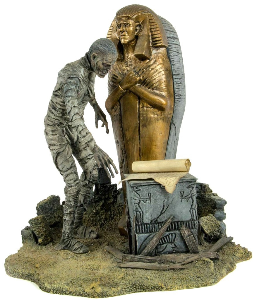 Universal Monsters The Mummy 1932 The Mummy Cold-Cast Porcelain 18 ...
