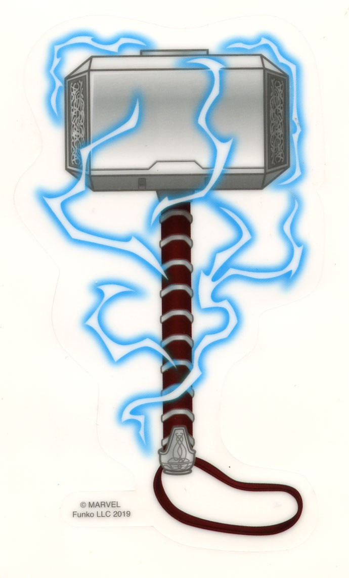 Funko Marvel Thors Hammer Exclusive 3 Sticker Glow-in-the-Dark - ToyWiz