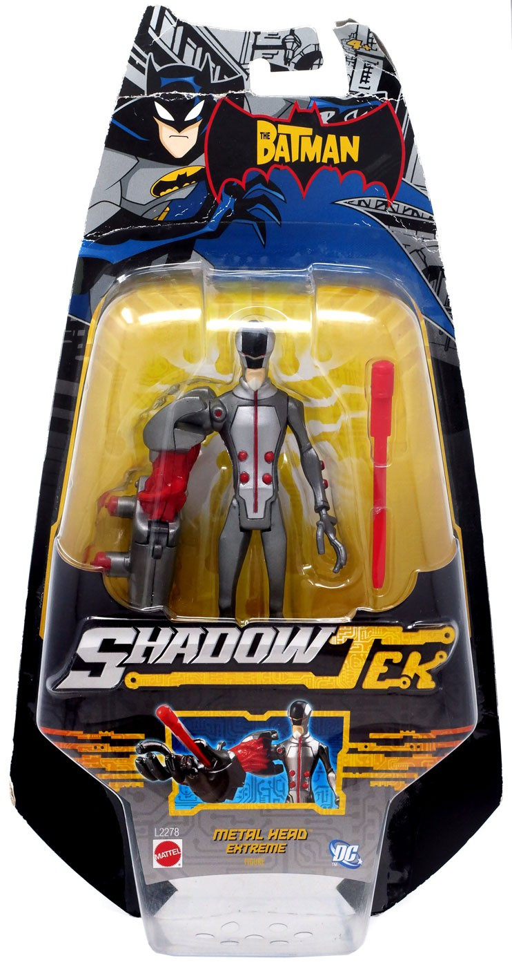The Batman Shadow Tek Metal Head Extreme Action Figure Silver Red ...