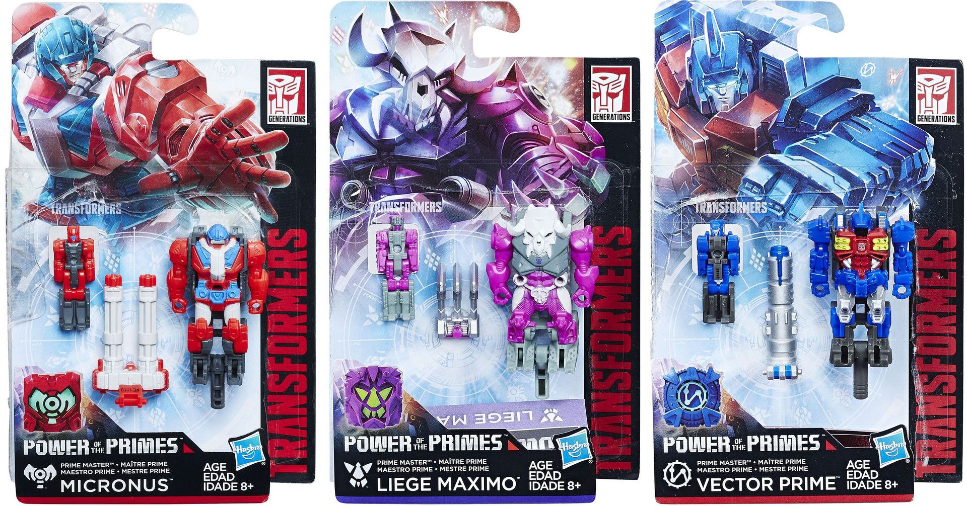 Transformers Generations Power of the Primes Liege Maximo, Micronus ...