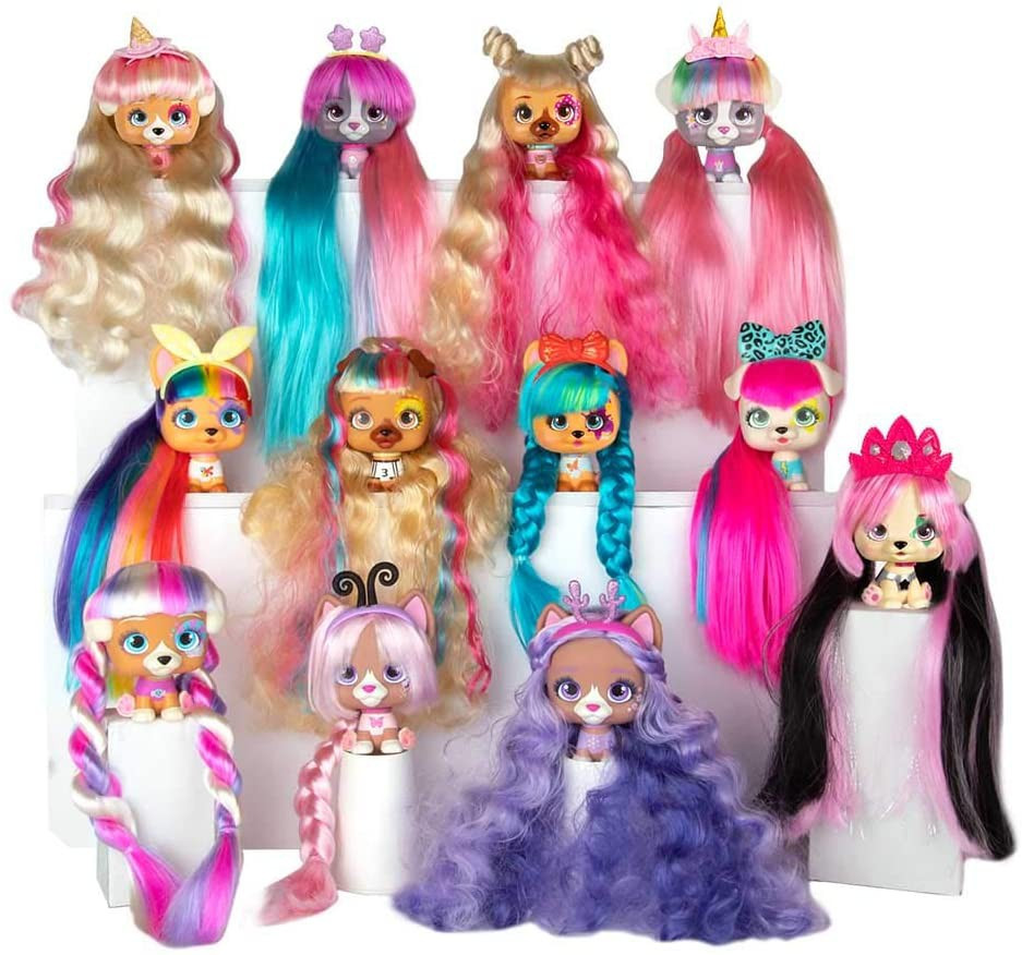 VIP Pets Series 1 Mousse Bottle Mystery Surprise Hair Reveal Doll IMC ...