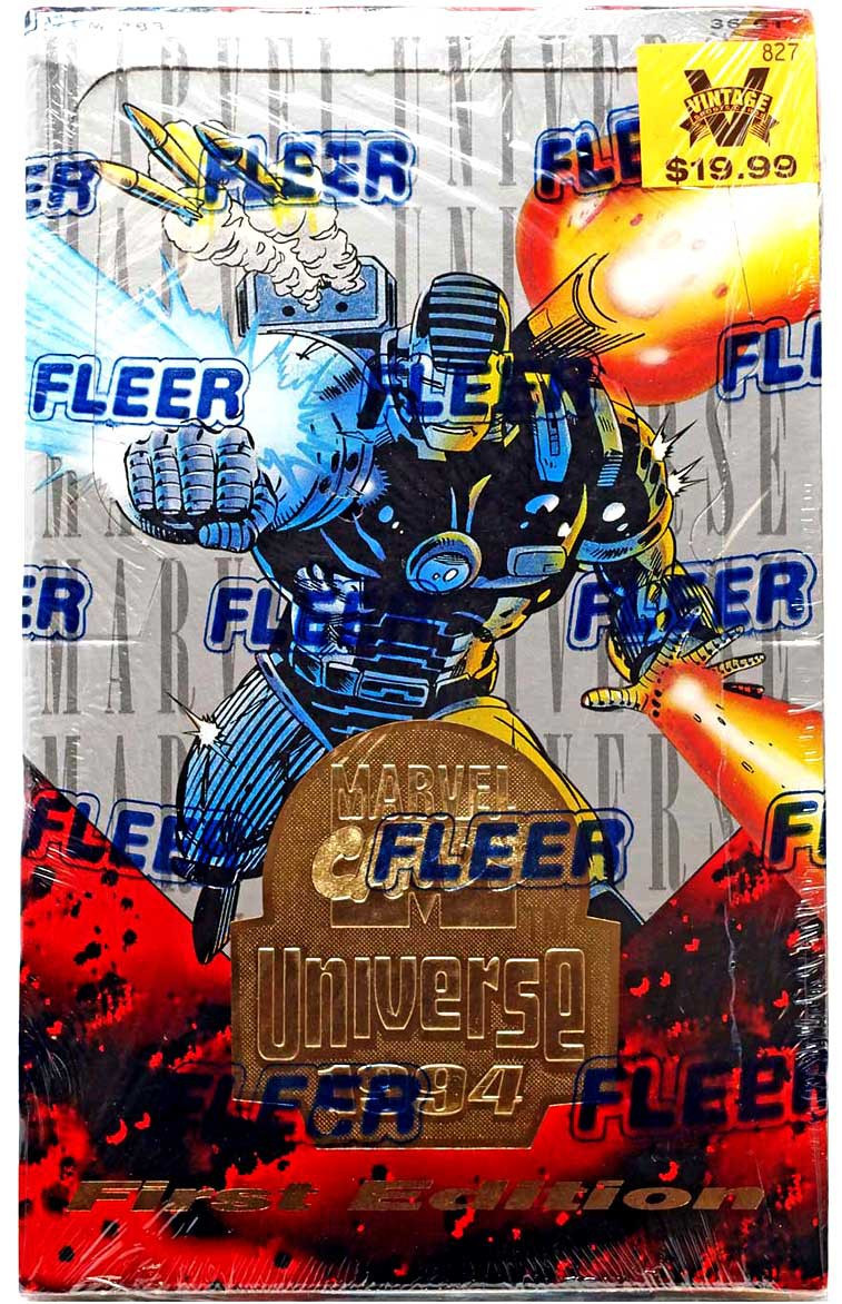 Marvel Marvel Universe 1994 1st Edition Trading Card Box 36 Packs Fleer ...