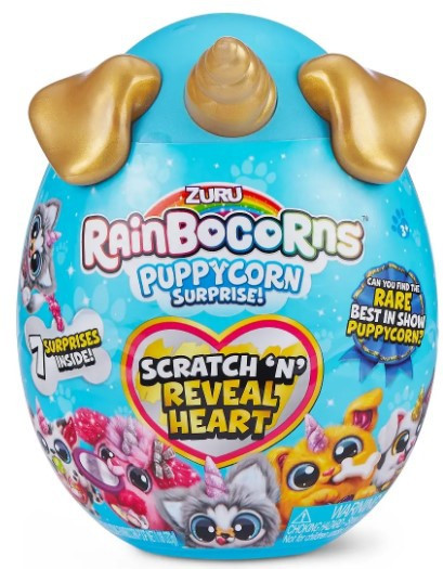 Rainbocorns Series 3 Sparkle Heart Puppycorn Surprise Mystery Egg Plush ...