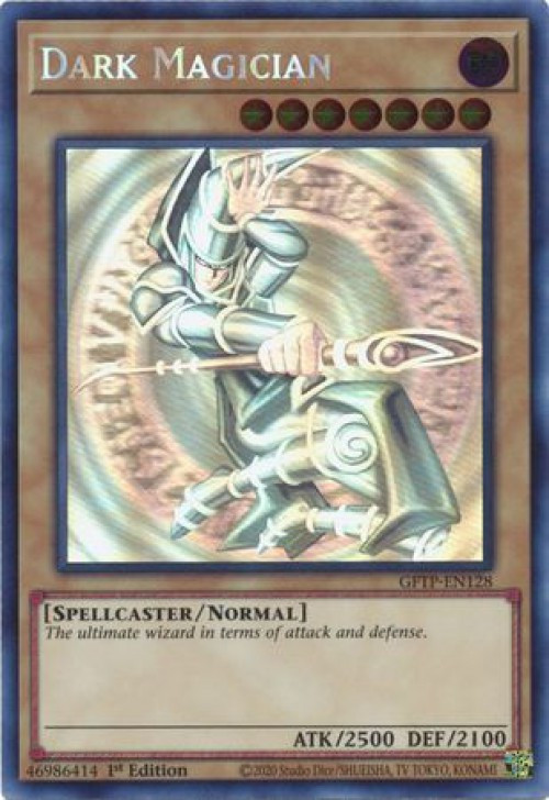 YuGiOh Ghosts From the Past Single Card Ghost Rare Dark Magician GFTP ...