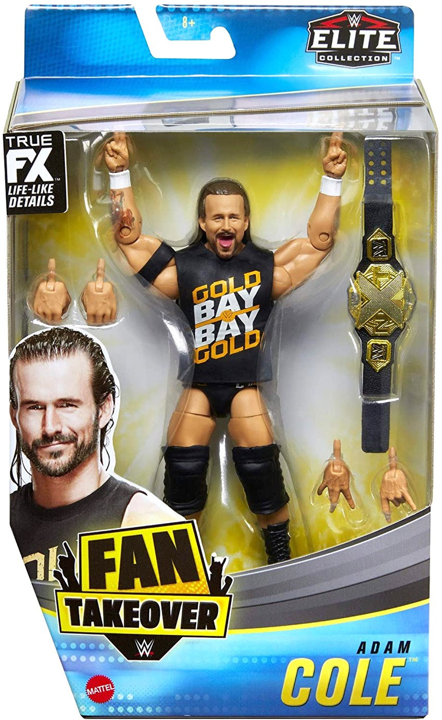 WWE Wrestling Elite Collection Fan TakeOver Adam Cole 7 Action Figure ...