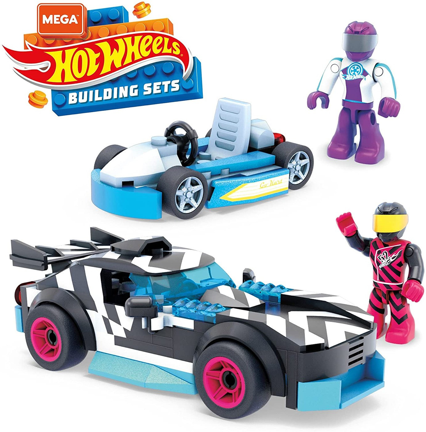 Hot Wheels Mega Construx Track Ripper Kart Set Mattel - ToyWiz