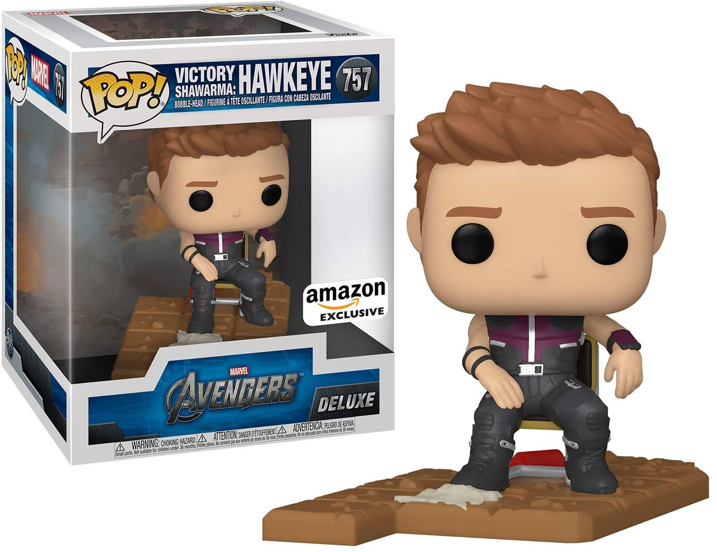 Funko Marvel Avengers POP Marvel Victory Shawarma Hawkeye Exclusive ...