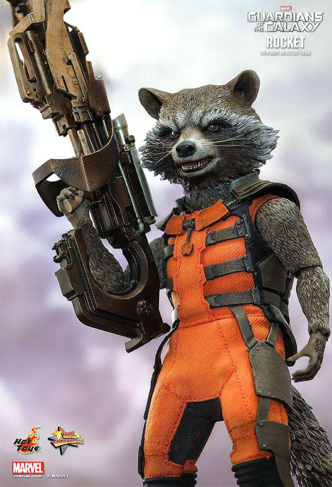 Marvel Guardians of the Galaxy Movie Masterpiece Rocket Raccoon 16 ...