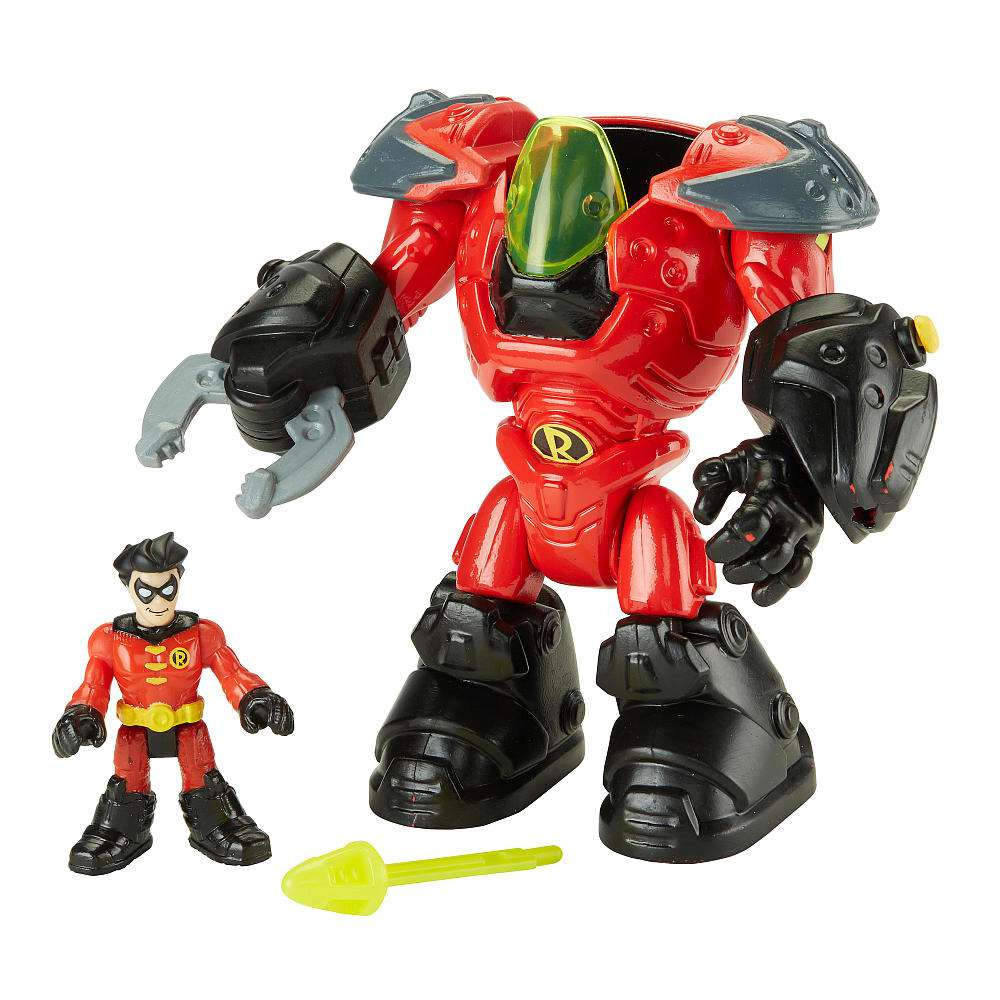 Fisher Price DC Super Friends Imaginext Robin Mechanical Suit Exclusive ...