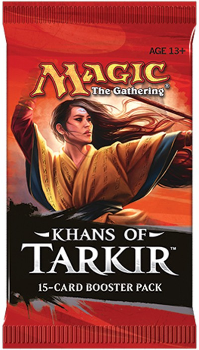 Magic The Gathering Trading Card Game Khans of Tarkir Booster Pack 15 ...