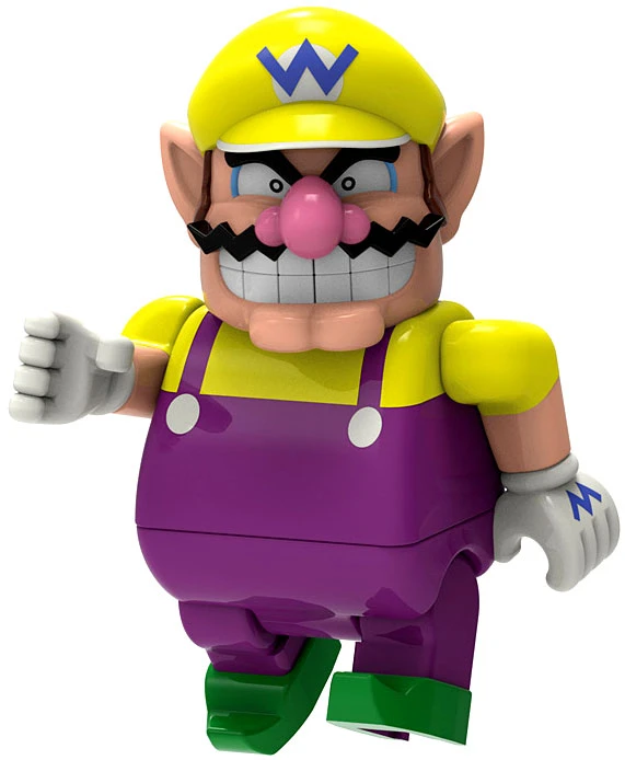 KNEX Super Mario Wario Minifigure Loose - ToyWiz