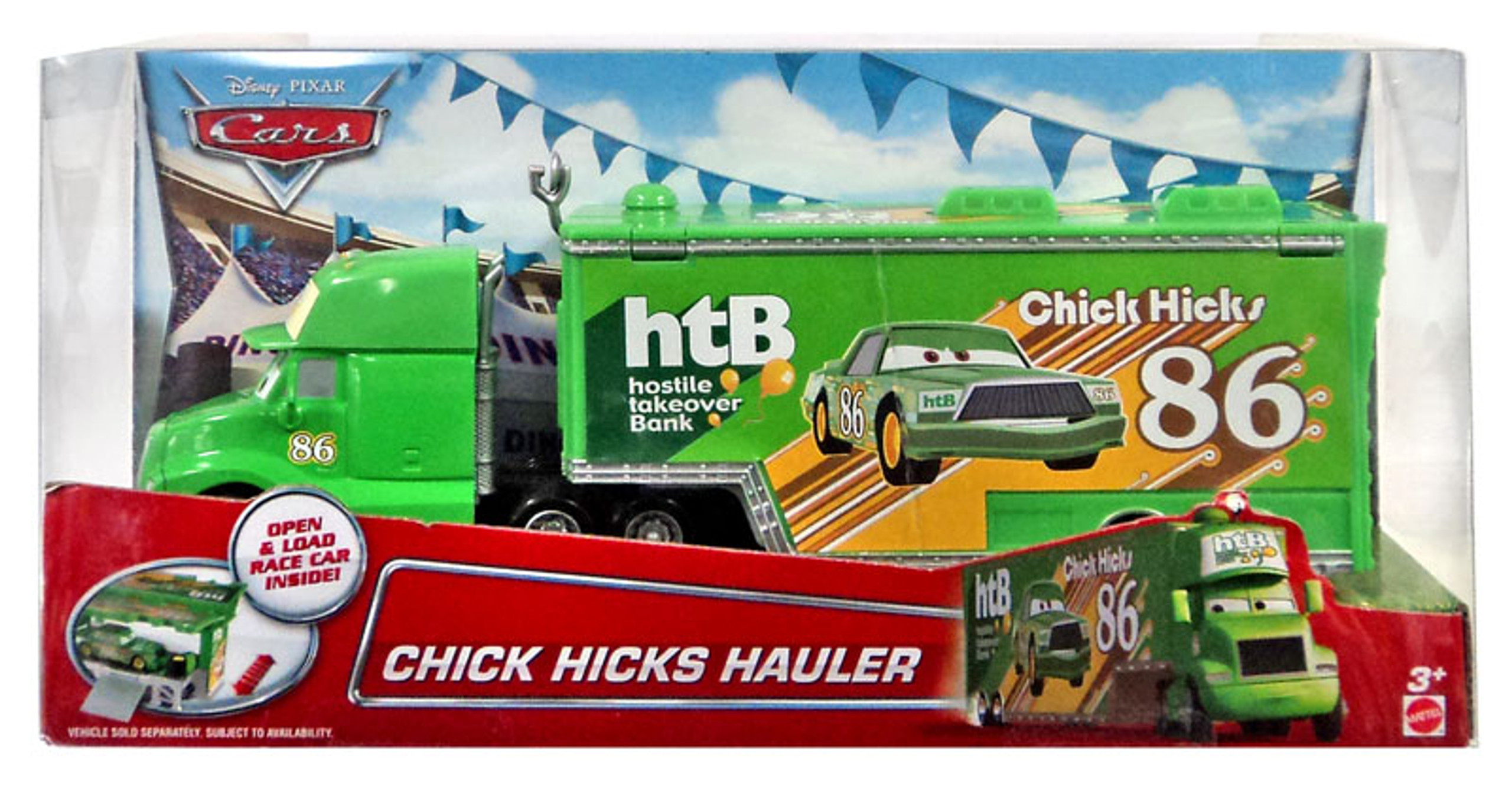 Disney Cars Chick Hicks Hauler 155 Diecast Car Mattel Toys Toywiz