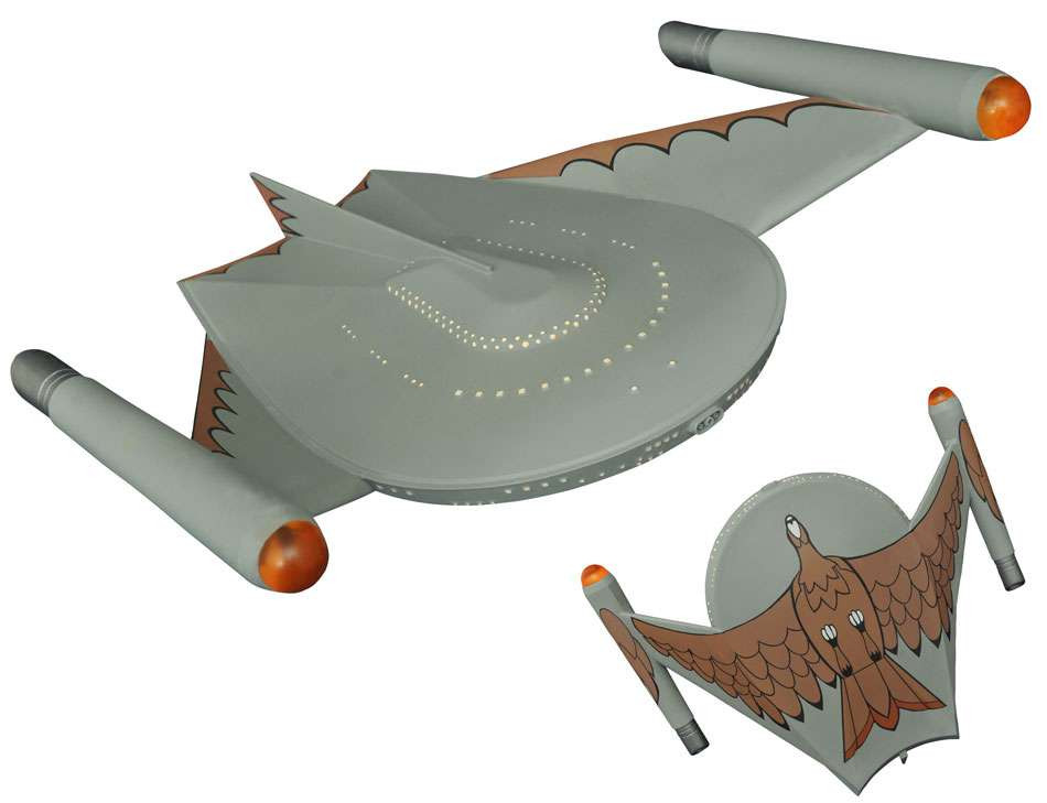 Star Trek The Original Series Ship Replica Romulan Bird of Prey ...