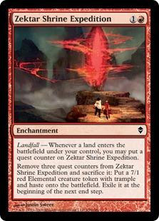 Magic The Gathering Zendikar Single Card Common Zektar Shrine ...