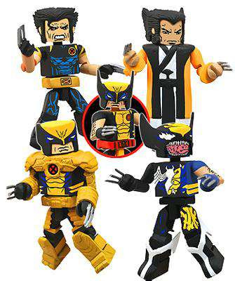 Wolverine Minimates The Wolverine Saga Exclusive Minifigure 4-Pack ...