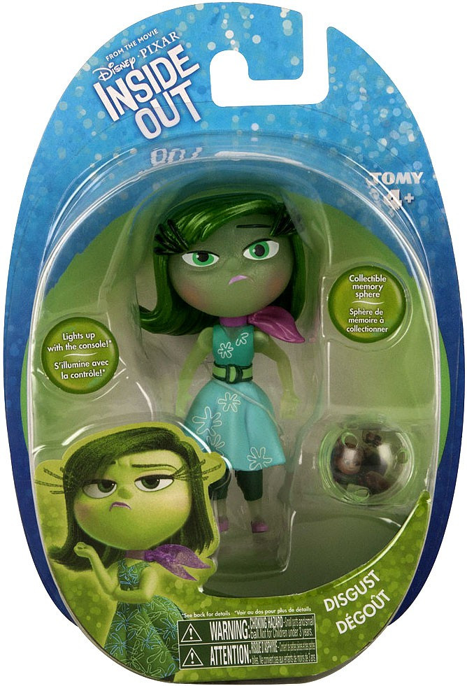Disney Pixar Inside Out Disgust 5 Action Figure Memory Sphere Tomy - ToyWiz