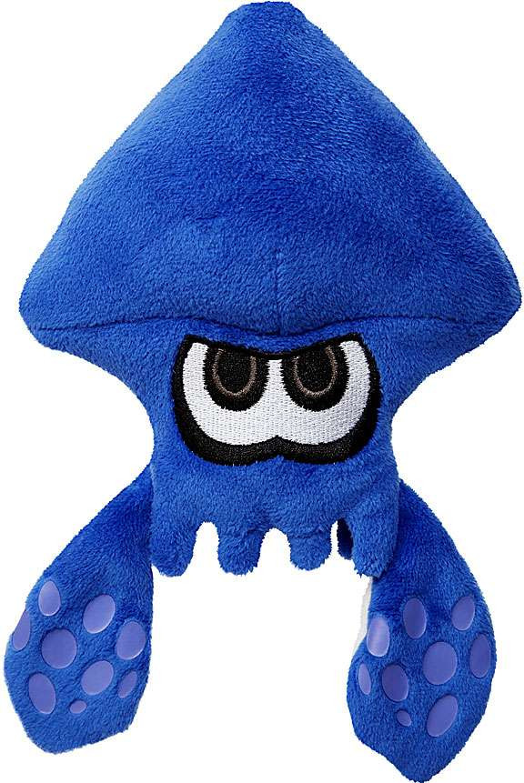 Splatoon World of Nintendo Blue Squid 7 Plush Jakks Pacific - ToyWiz