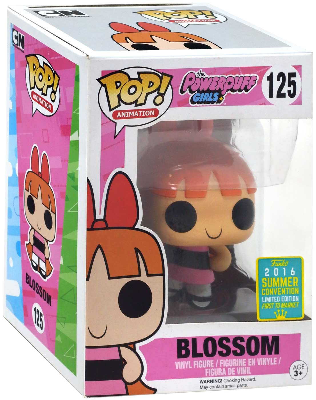 Funko The Powerpuff Girls POP TV Blossom Exclusive Vinyl Figures 125 ...
