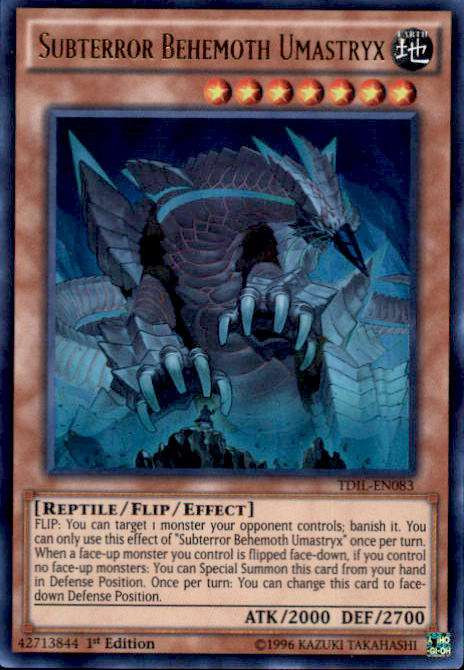 YuGiOh The Dark Illusion Single Card Ultra Rare Subterror Behemoth ...
