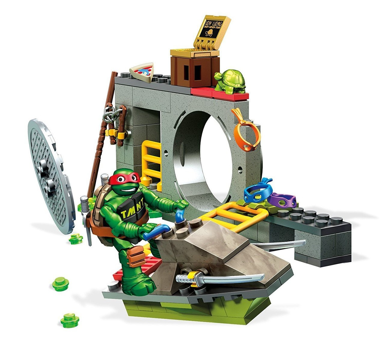 Mega Construx Teenage Mutant Ninja Turtles Animation Ninja Booster Pack ...