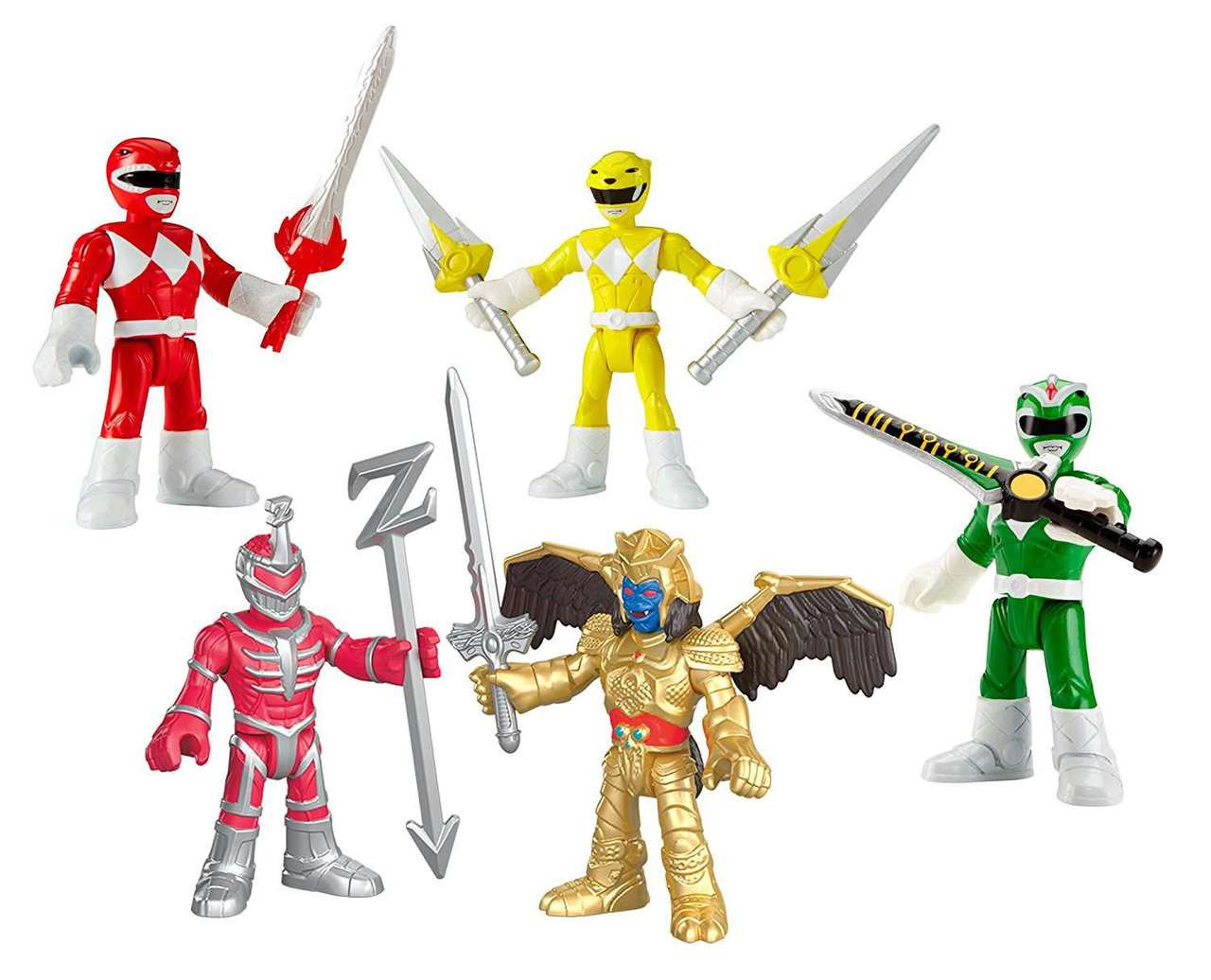 Fisher Price Power Rangers Imaginext Mighty Morphin Lord Zedd, Goldar ...
