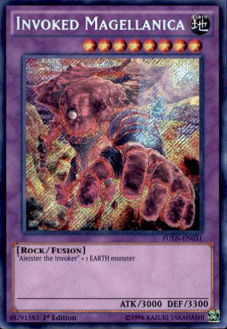 YuGiOh Fusion Enforcers Single Card Secret Rare Invoked Magellanica ...
